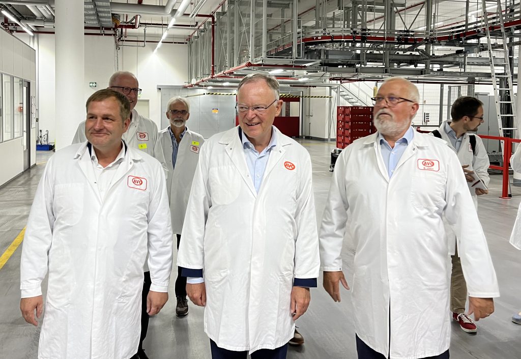 Spezialisten für guten Geschmack: Mit Ministerpräsident Stephan Weil ...